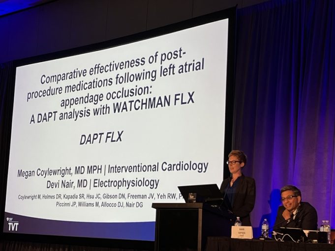 TVT 2022: DAPT after Watchman FLX LAAO is comparable to currently ...